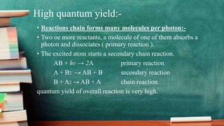 Photochemistry sem 5 509 | PPTX