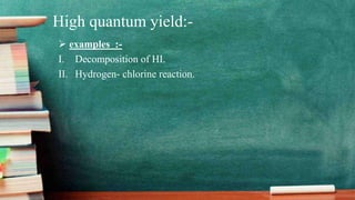 Photochemistry sem 5 509 | PPTX