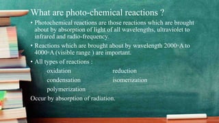 Photochemistry sem 5 509 | PPTX