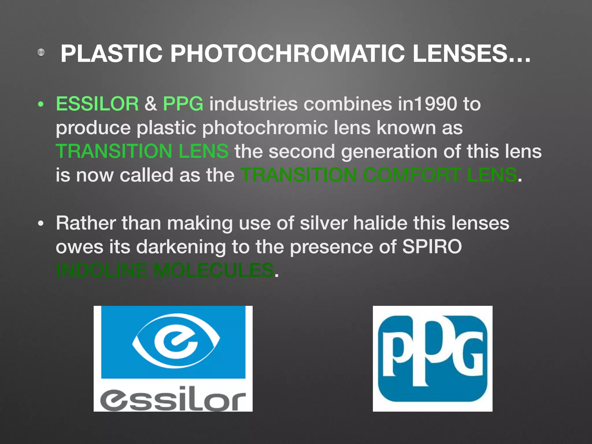 Photochromatic lenses.rajkumar | PDF