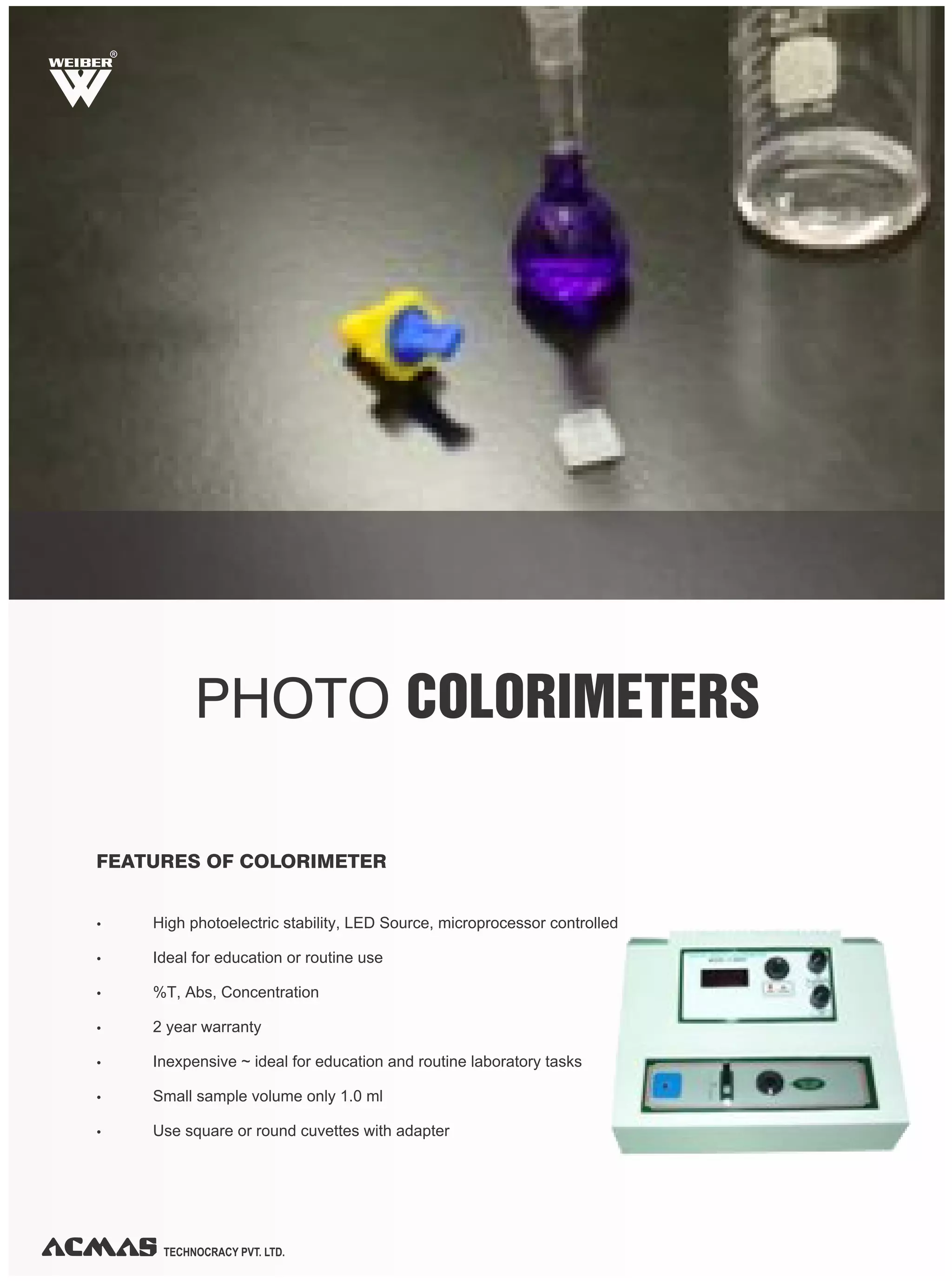 Photo colorimeters | PDF | Chemistry | Science