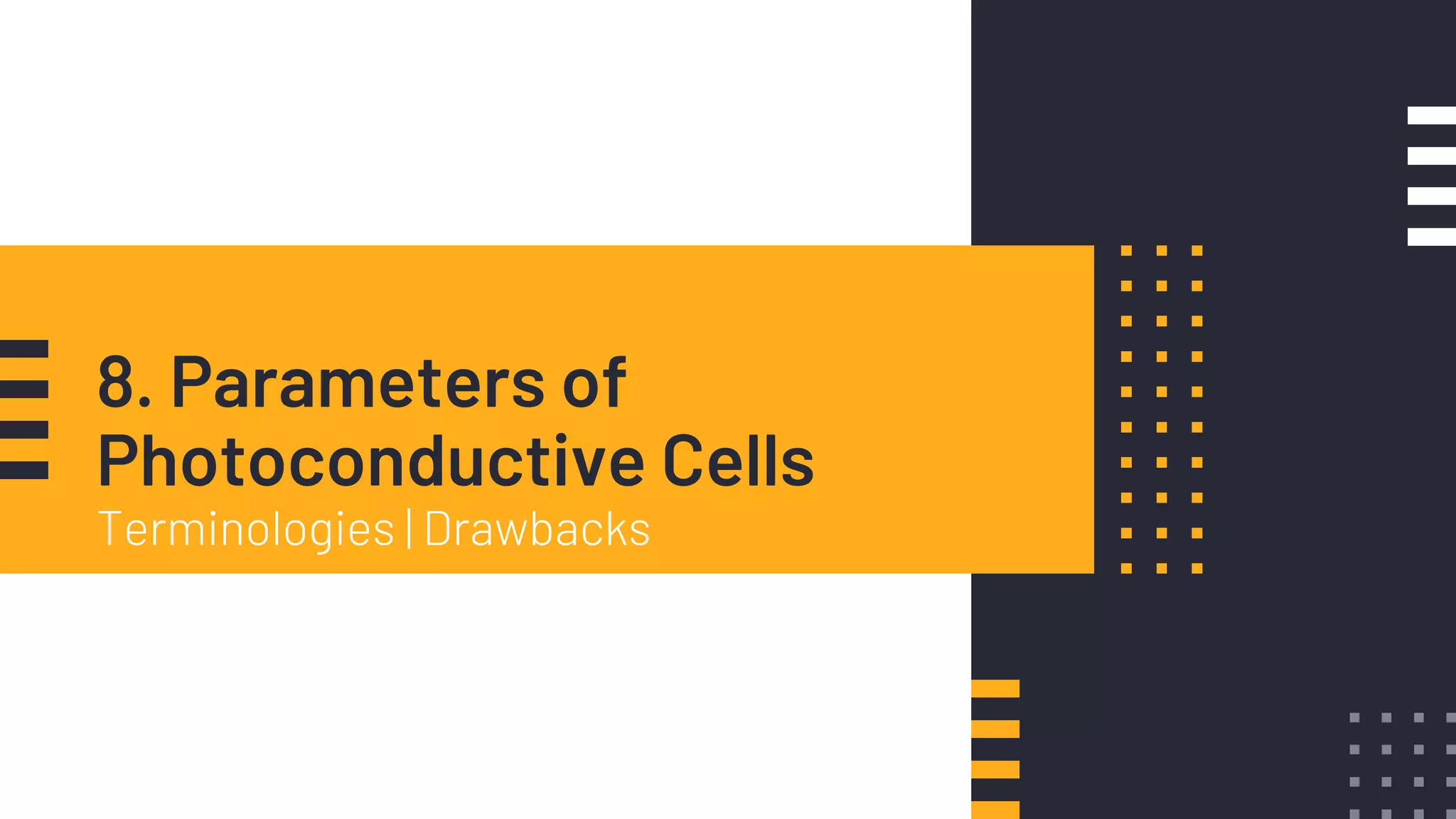 Photoconductive Cell | PPTX