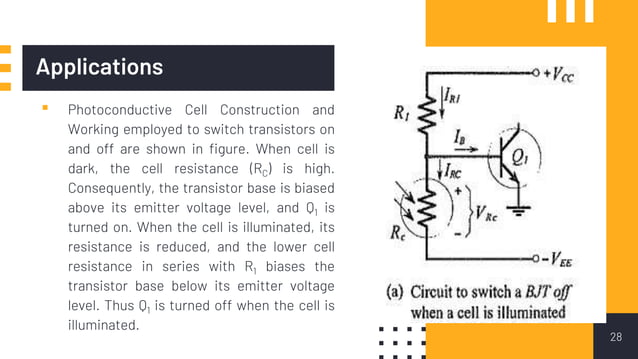 Photoconductive Cell | PPTX | Chemistry | Science