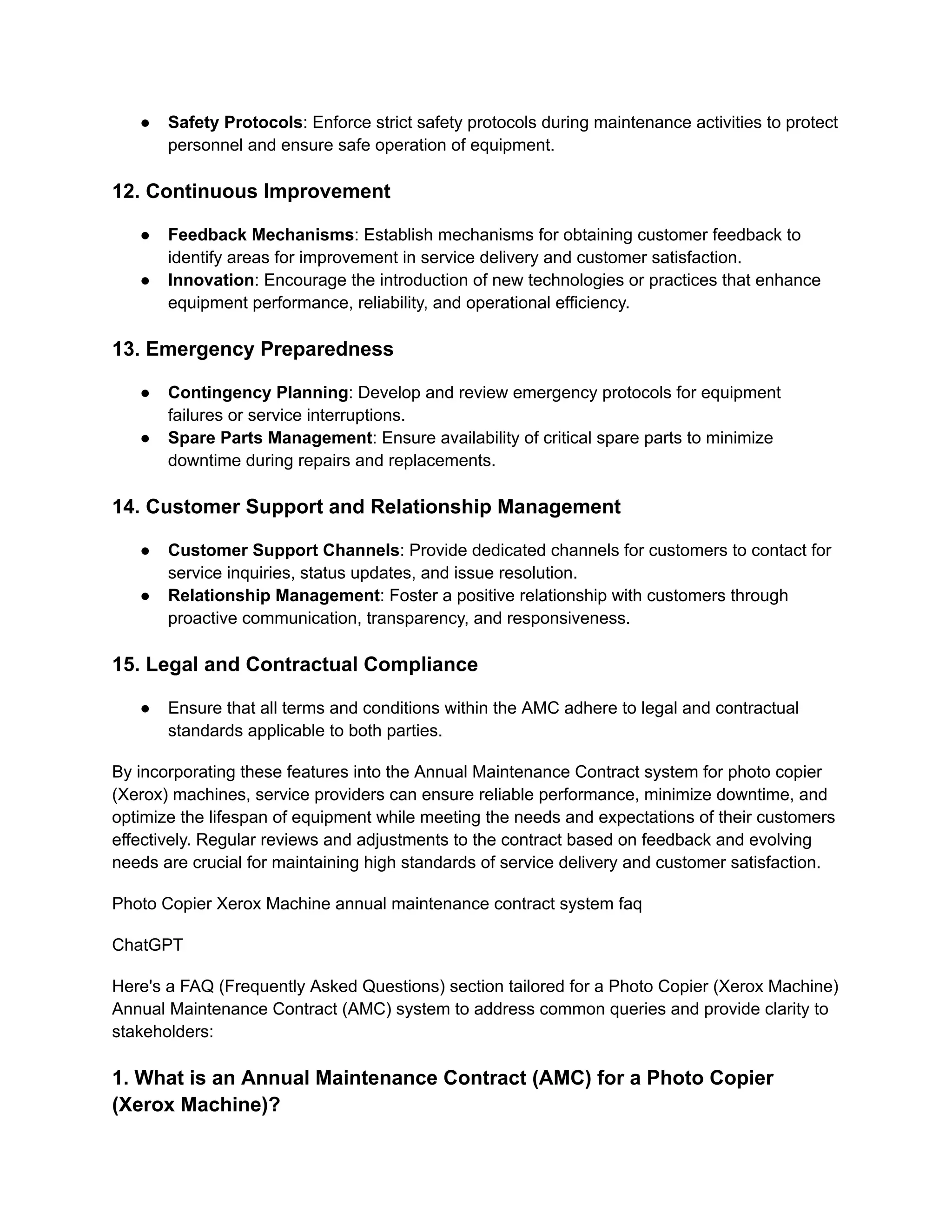 Photo Copier Xerox Machine annual maintenance contract system.pdf