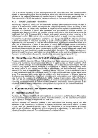 PHOTODENTRO LOR, THE GREEK NATIONAL LEARNING OBJECT REPOSITORY | PDF