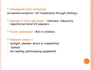 Photobiology and photosensitive dermatoses | PPTX