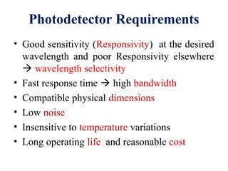 Photodetector (Photodiode) | PPT
