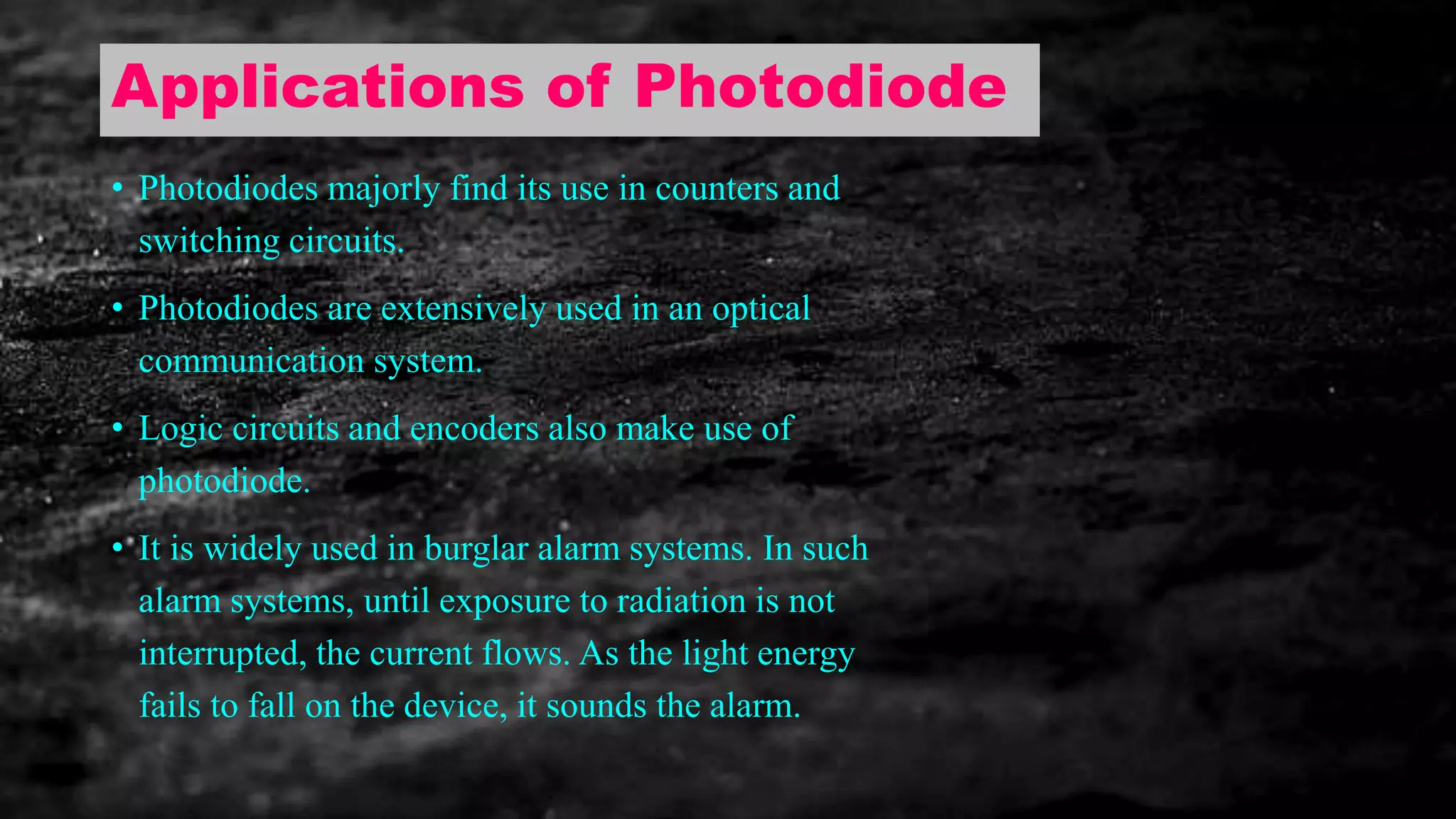 Photo diode | PPTX