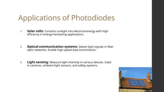 Fabrication of Photodiodes in Semiconductor | PPTX