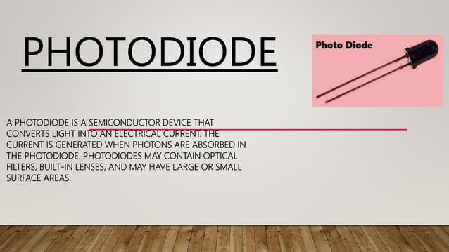 Photodiode / diode | PPTX | Physics | Science