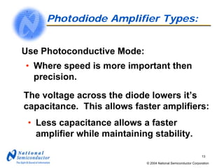 Photodiode amplifers | PDF