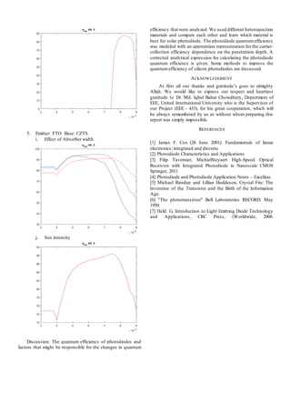 Photodiode characteristics, applications and quantum efficiency | PDF
