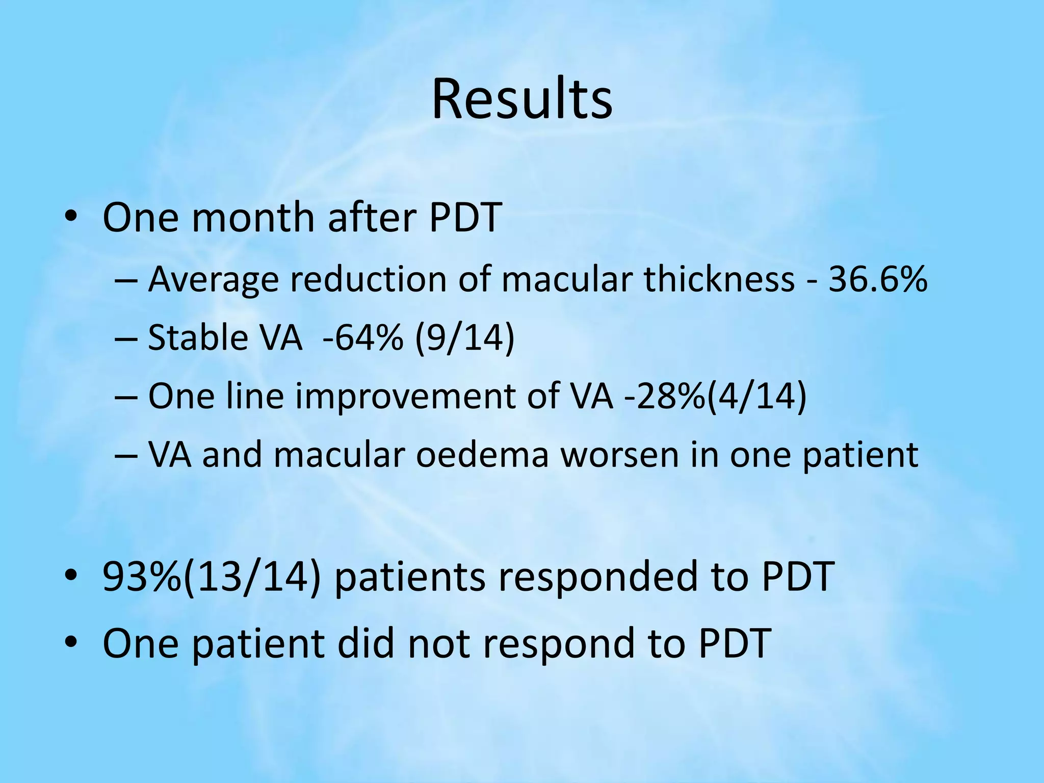 Photodynamic therapy , A case series | PPTX