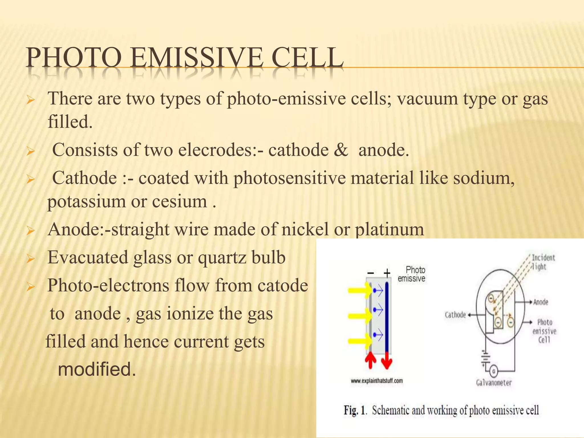 Photo electric cell | PPTX