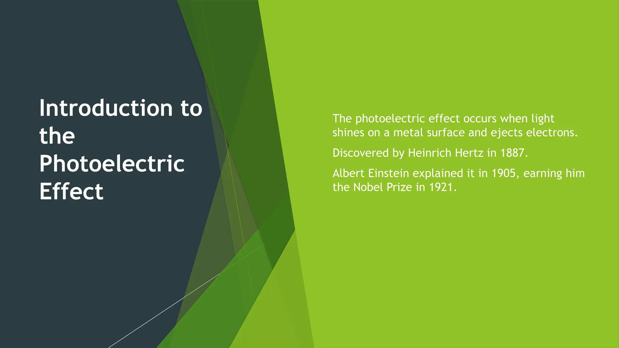 Photo electric effect and its real life applications | PPTX