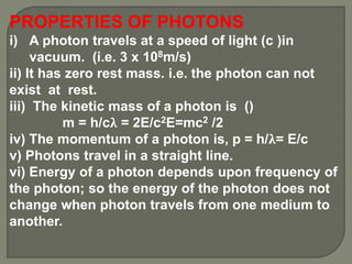 photoelectric effect its laws and applications.pptx | Chemistry | Science
