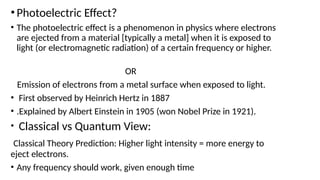 Photoelectric effect by humna syed.pptx3556 | PPT