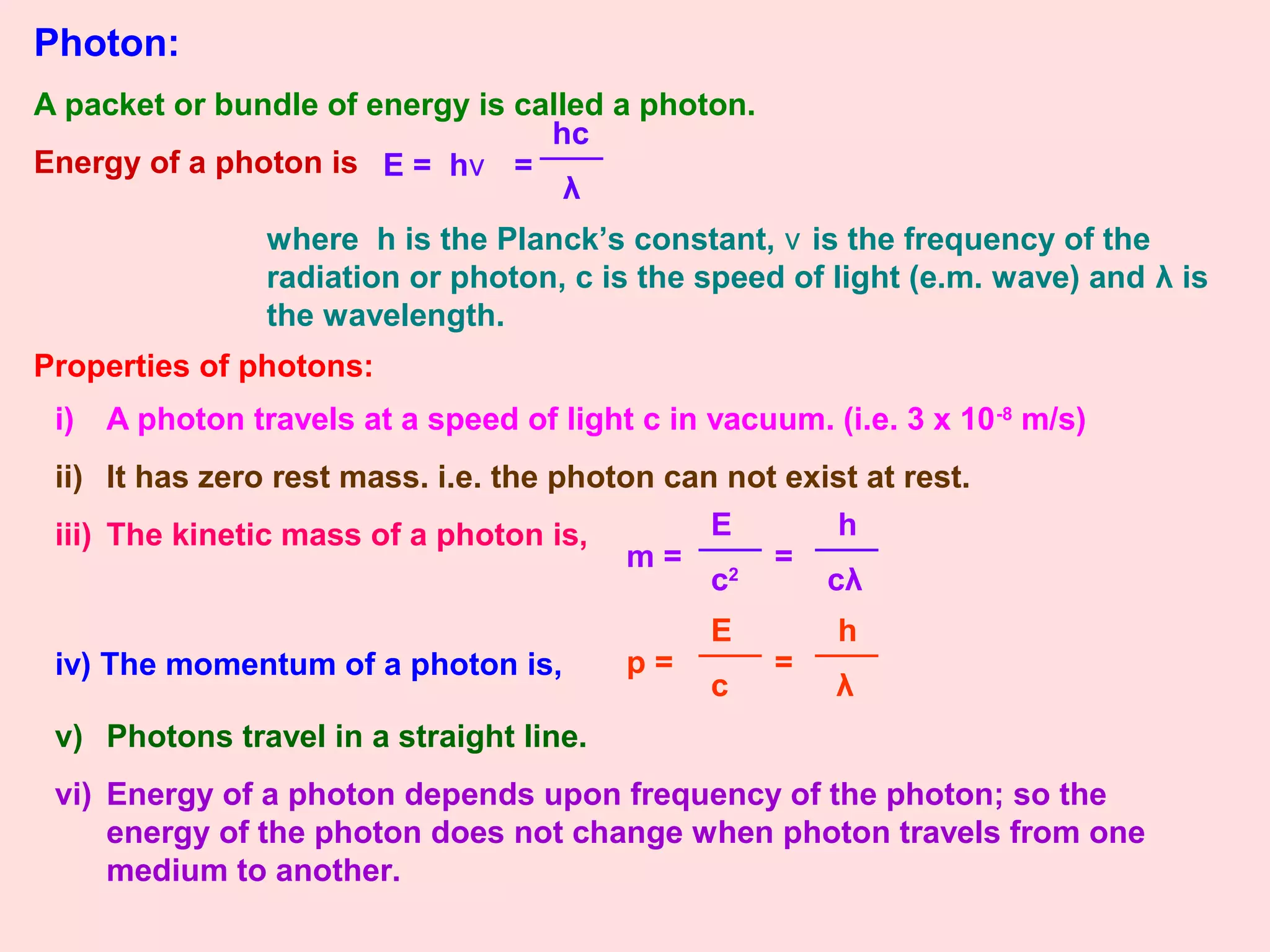 Photoelectric Effect And Dual Nature Of Matter And Radiation Class 12 | PPT
