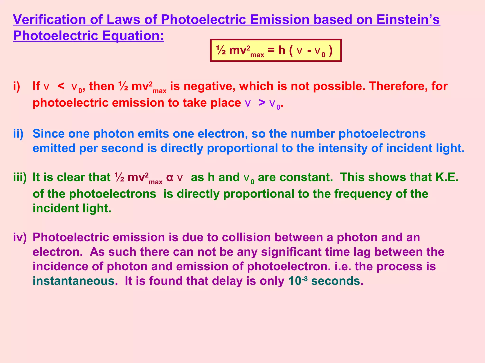 Photoelectric Effect And Dual Nature Of Matter And Radiation Class 12 | PPT