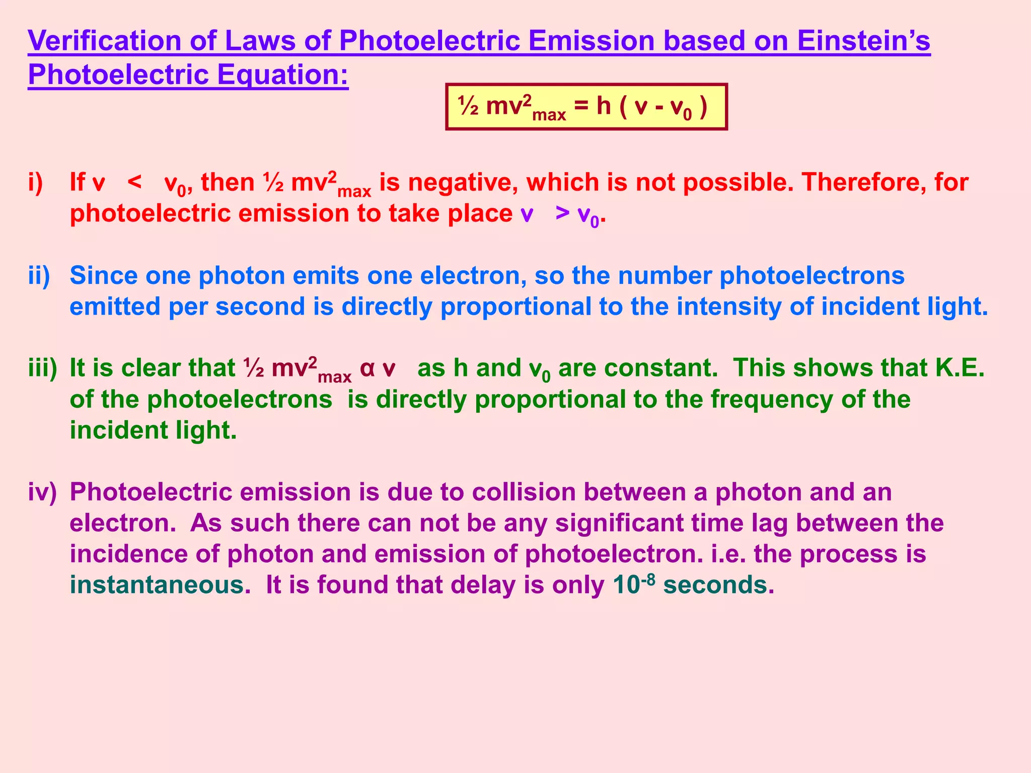 Class 12th Physics Photoelectric effect dual nature of matter ...