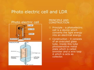 Photoelectric effect ppt | PPTX
