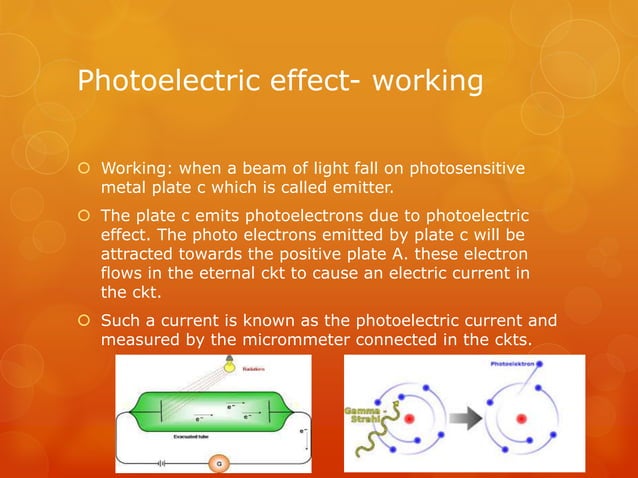 Photoelectric effect ppt | PPTX
