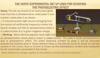 Photoelectric effect & quantum behavior of light | PDF