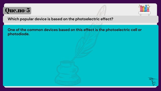 Photoelectric effect viva-voce question | PDF | Chemistry | Science
