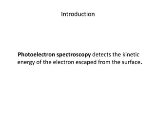 Photoelectron spectroscopy | PDF