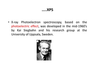 Photoelectron spectroscopy | PDF