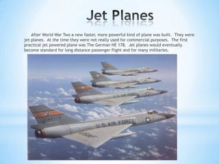 Photo essay: The History of Airplanes | PPTX