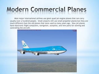 Photo essay: The History of Airplanes | PPTX