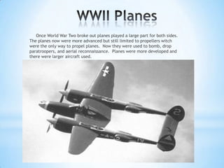 Photo essay: The History of Airplanes | PPTX