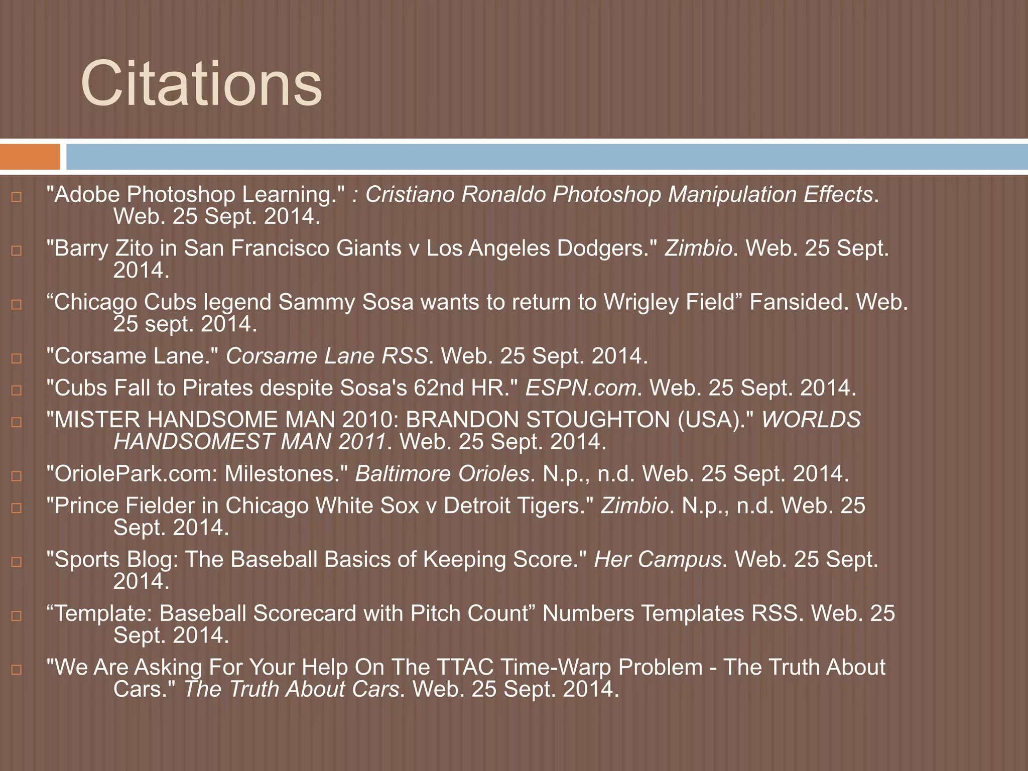 Photo essay moneyball | PPT