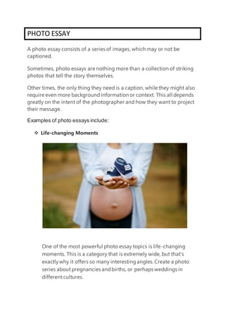 Photo essay | DOCX