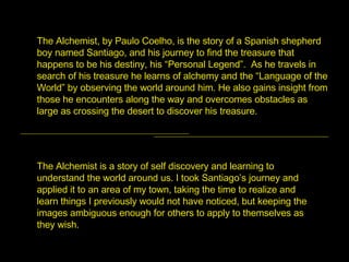 Photo Essay Alchemist | PPT