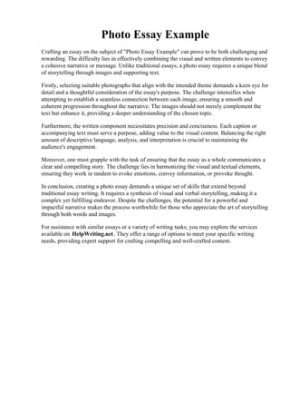 Photo Essay Example.pdf