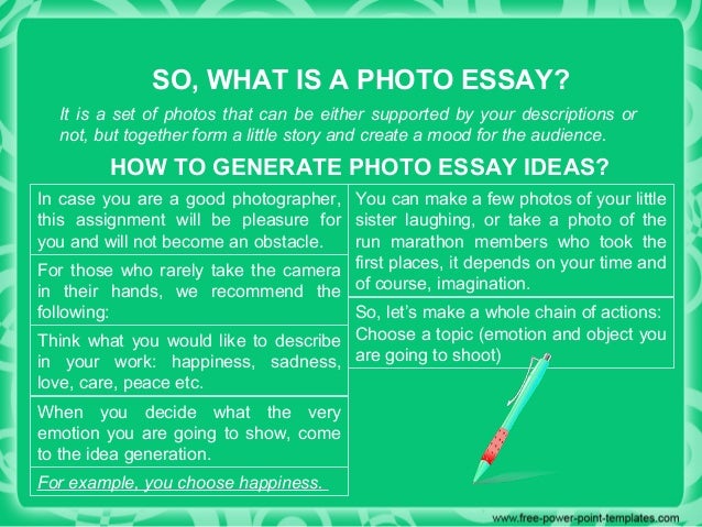 Photo Essay Ideas photo-essay-ideas