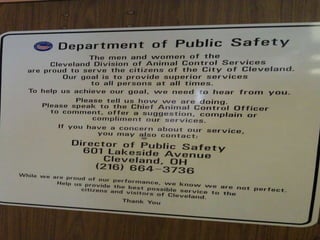 Dept. of Public Safety - Div. of Animal Control | PPTX
