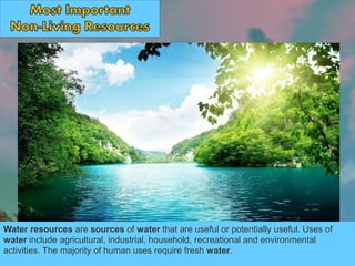 EARTH'S NATURAL RESOURCES | PPTX