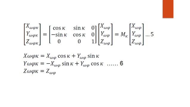 Elements of Analytical Photogrammetry | PPTX
