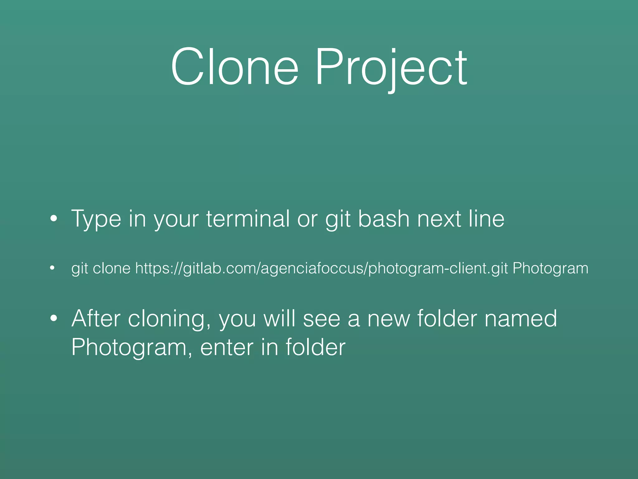 Photogram Getting Starter | PDF