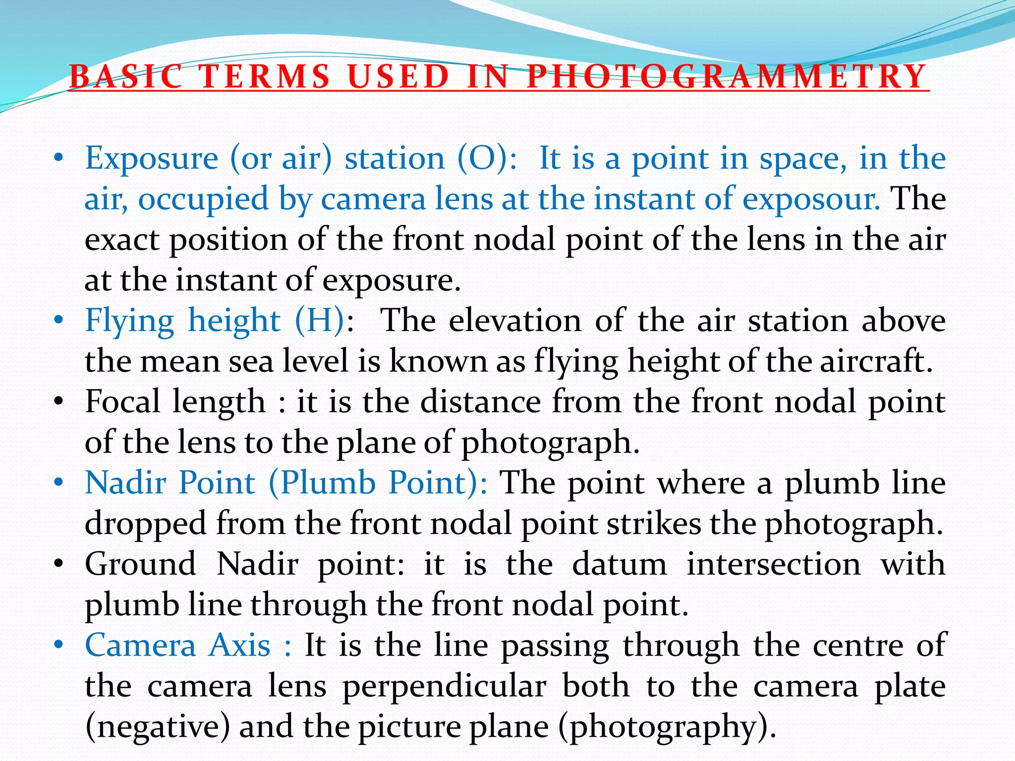 PHOTOGRAMMETIC SURVEYING | PPTX