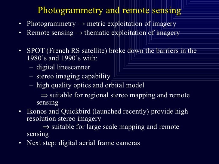 Photogrammetry 1.