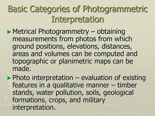 Photogrammetry | PPT | 3-D Graphics | Computer Software and Applications