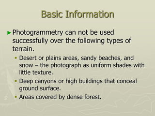 Photogrammetry | PPT | 3-D Graphics | Computer Software and Applications