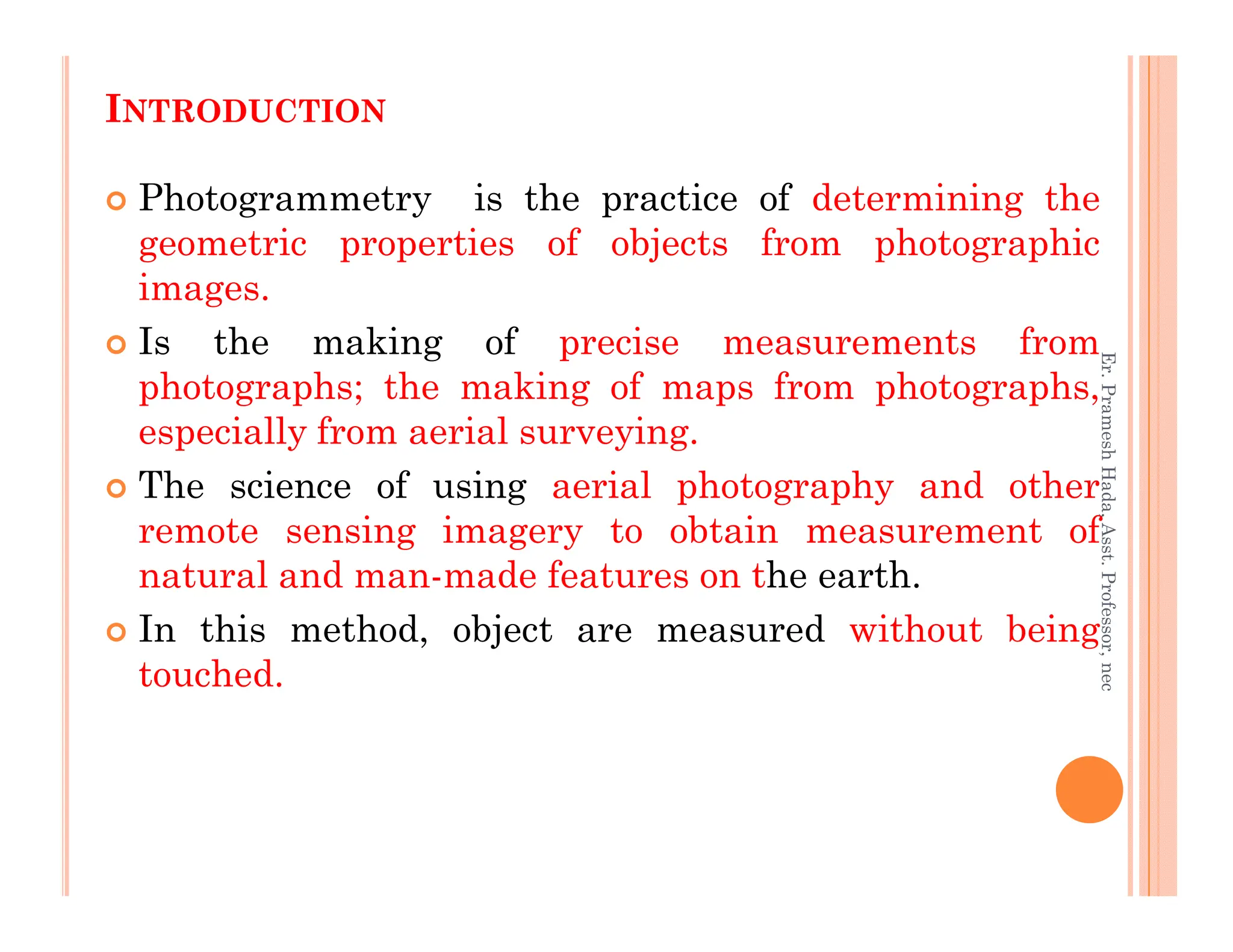 photogrammetry modern method of surveying | PDF