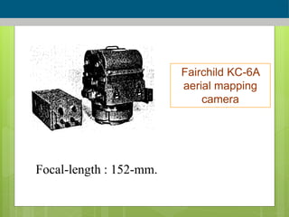Types of aerial cameras - photogrammetry | PPT