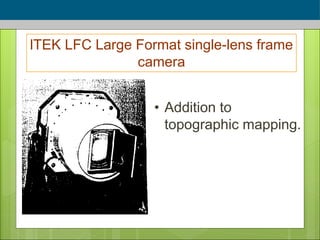 Types of aerial cameras - photogrammetry | PPT