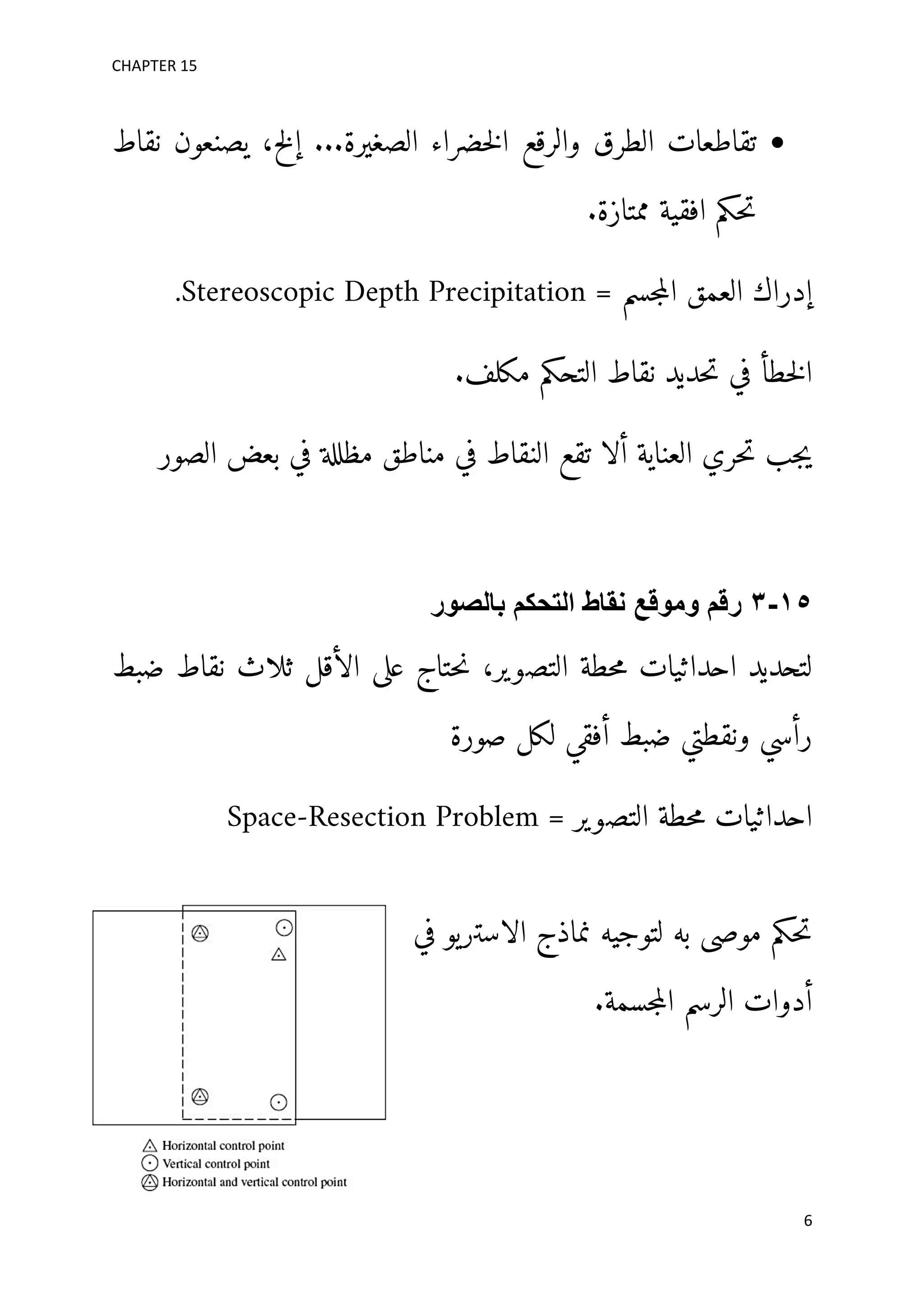 PHOTOGRAMMETRY: GROUND CONTROL FOR AERIAL PHOTOGRAMMETRY نقاط الضبط ...